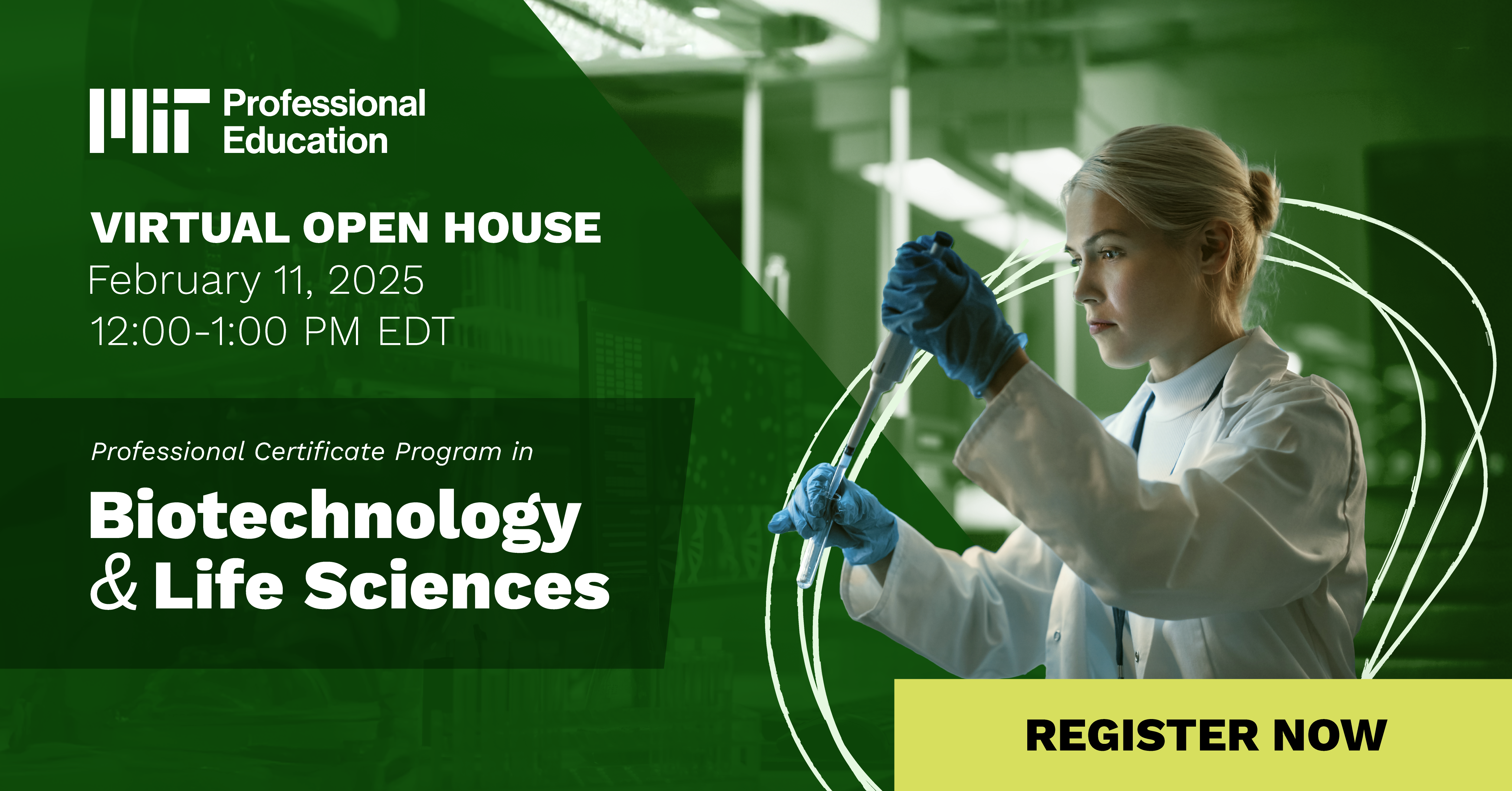 Virtual Open House: Professional Certificate Program Biotechnology & Life Sciences ...